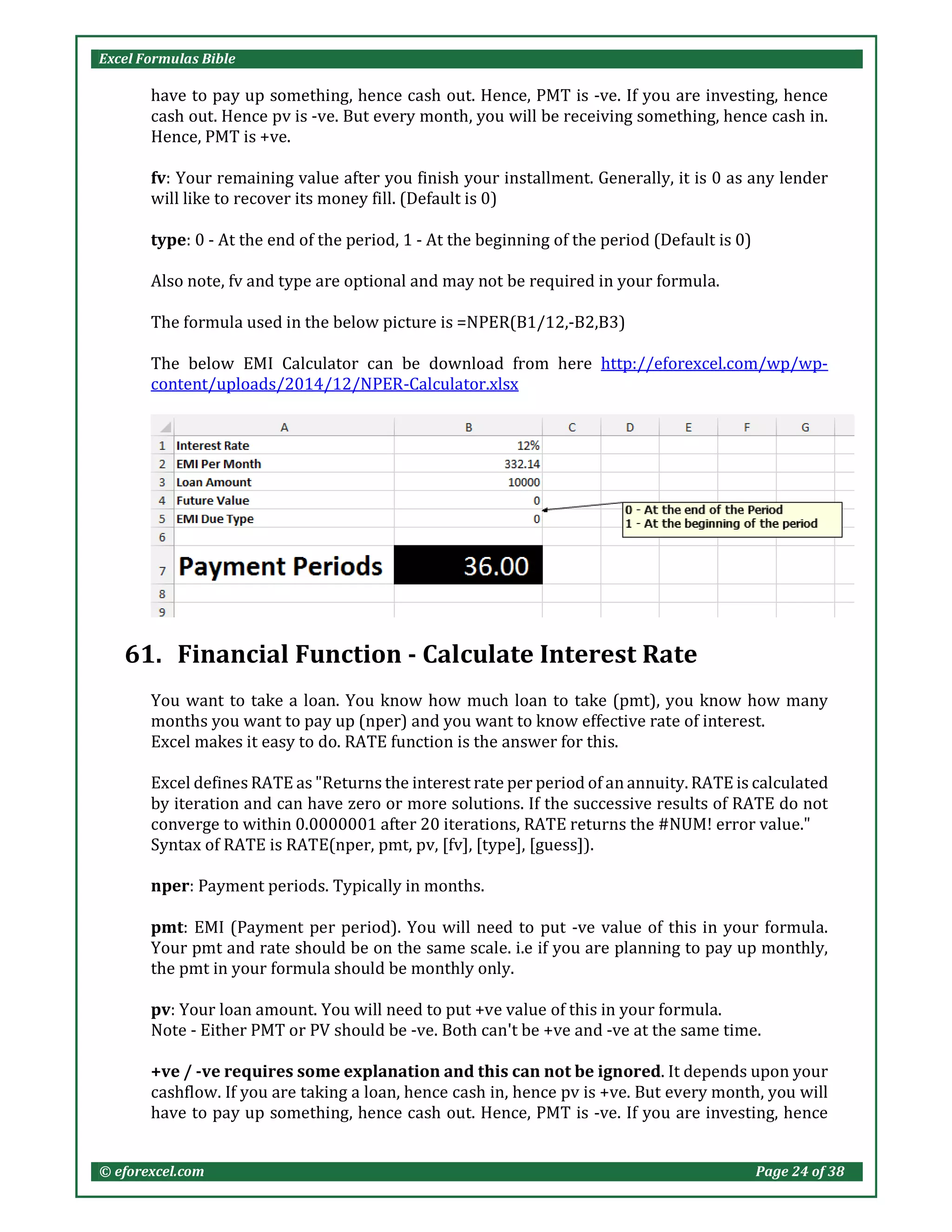 Excel - Formula Bible | PDF
