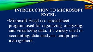 Introduction to Microsoft office Excel.pptx