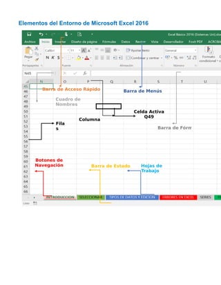Excel basico-2016-sistemas-uni | PDF