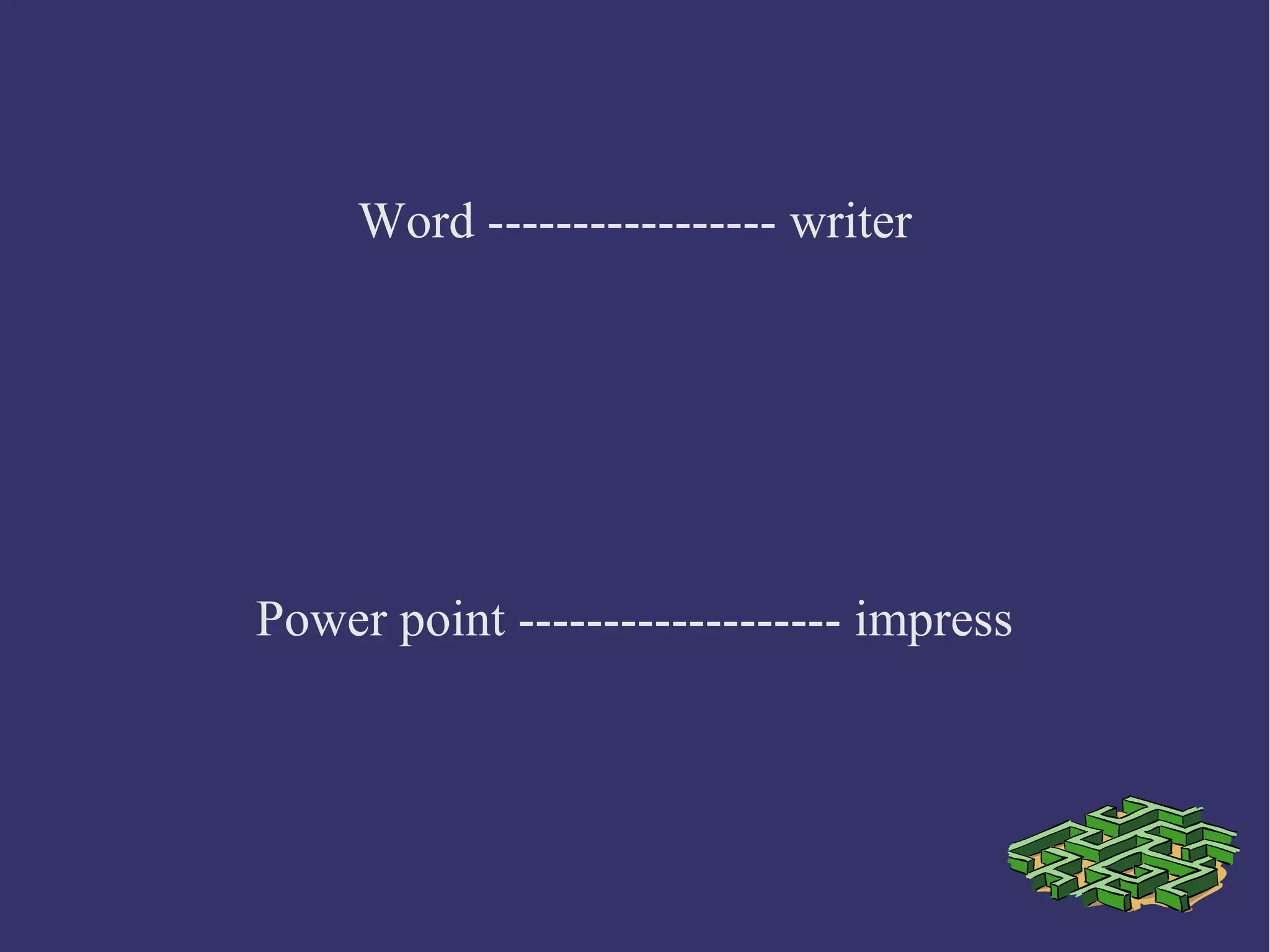 Excel ----------------- calc | PPT