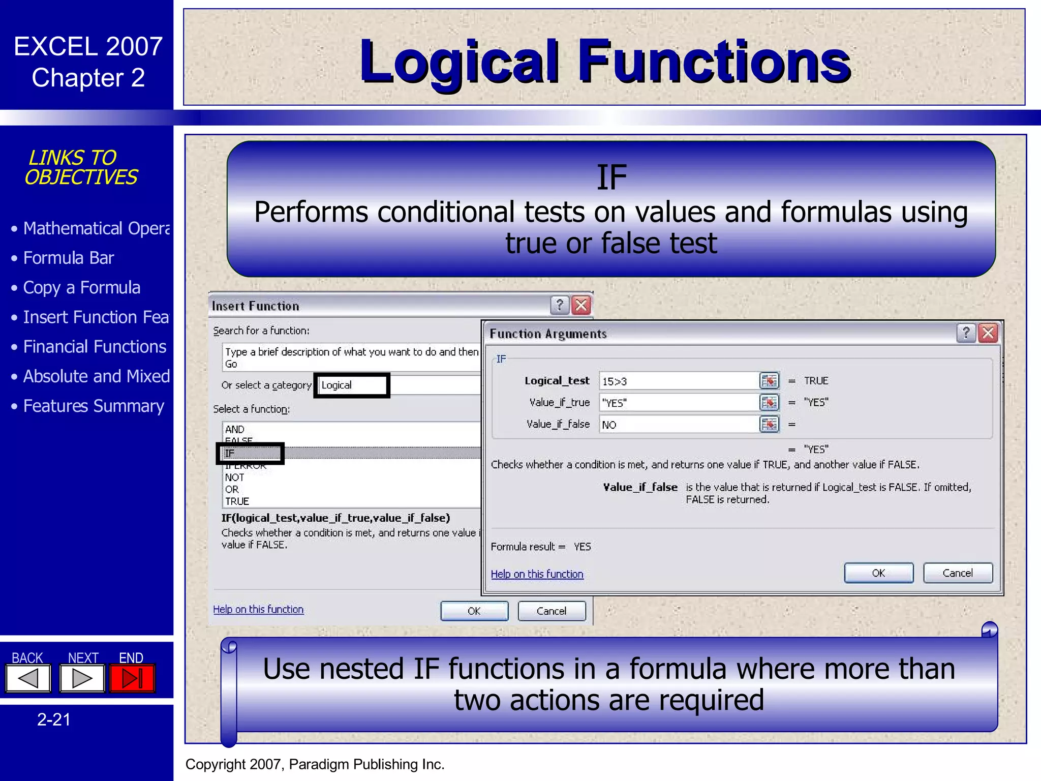 Excel Chapter 2 - Inserting Formulas in a Worksheet | PPT