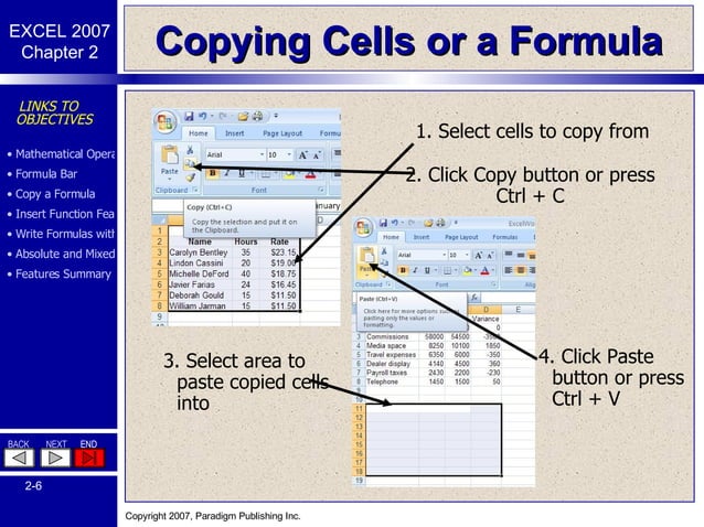 Excel Chapter 2 - Inserting Formulas in a Worksheet | PPT