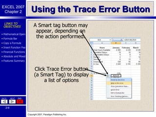 Excel Chapter 2 - Inserting Formulas in a Worksheet | PPT