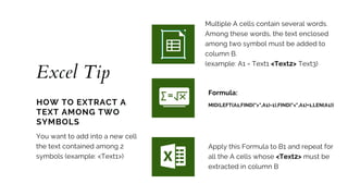 Advanced Excel Tips for data analysis | PPT