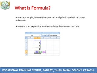 Excel formula-1 | PPSX | Technology & Computing