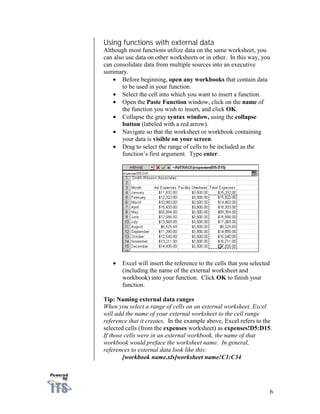 Excel formulas-manual | PDF