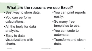 Excel - Group 1.pptx