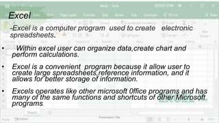 Excel - Group 1.pptx