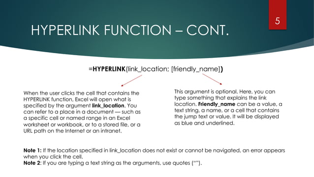 Excel Tutorials Creating A Hyperlink In Excel Pdf Operating Systems Computer Software