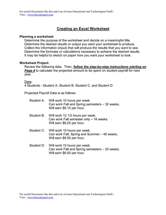Excel Intro Part1 | PDF