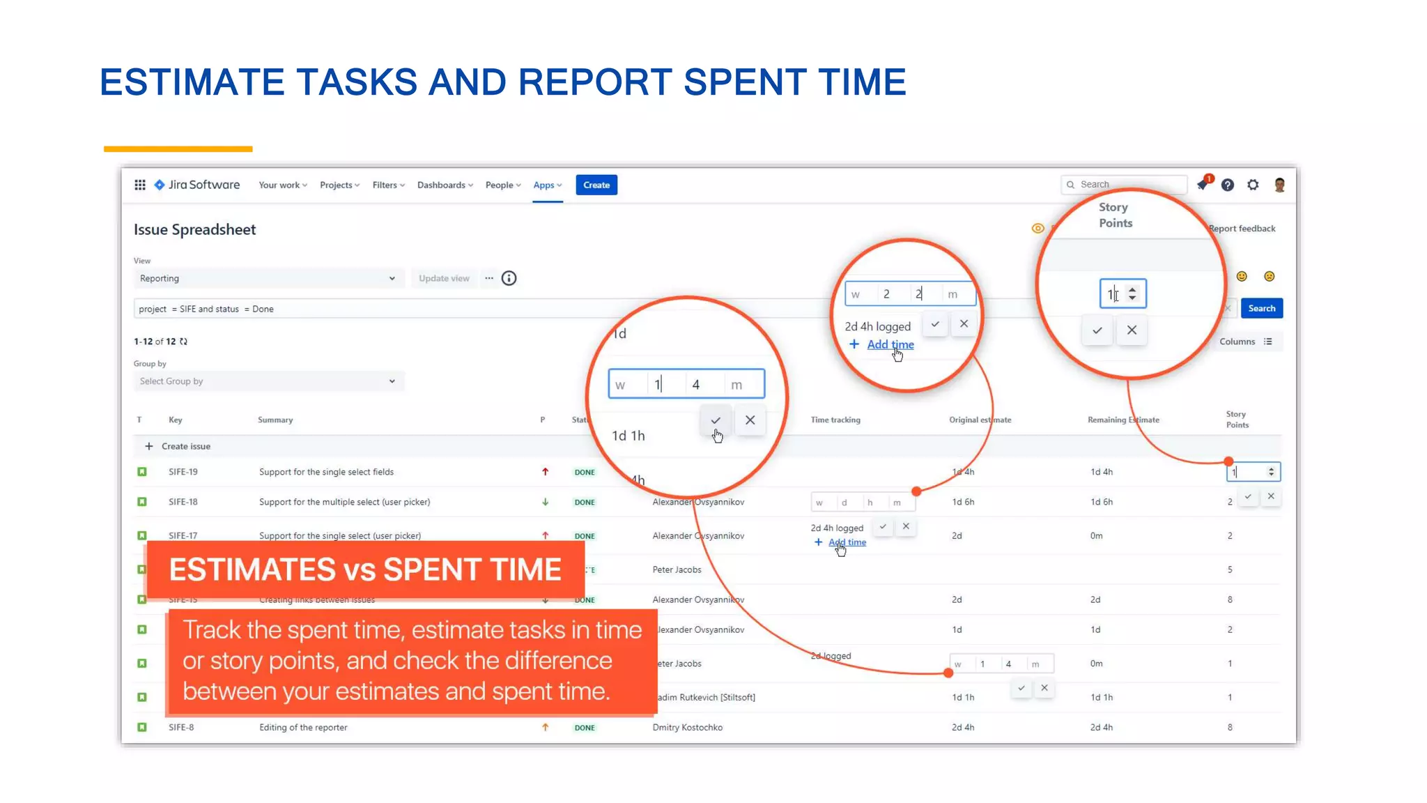 Excel like issue editing in Jira Cloud with Spreadsheet Issue Field Editor | PPT