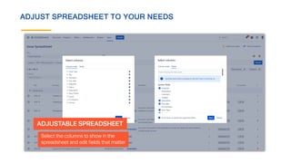 Excel like issue editing in Jira Cloud with Spreadsheet Issue Field Editor | PPT