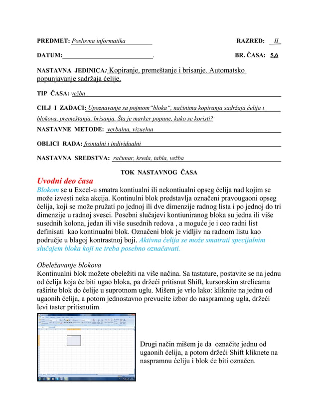 Excel priprema-56 | PDF