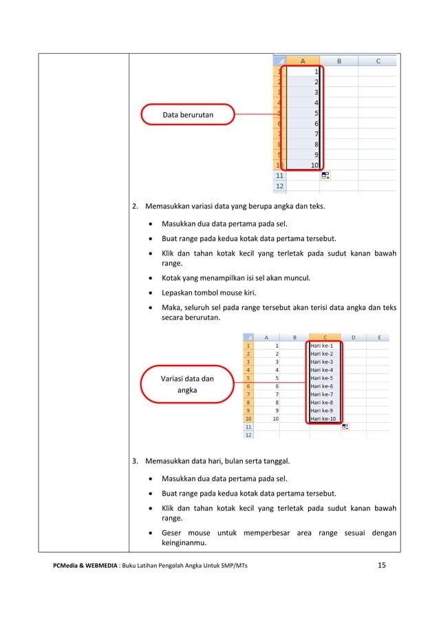Ebook Tutorial Microsoft Excel untuk Pemula (SMP) | PDF