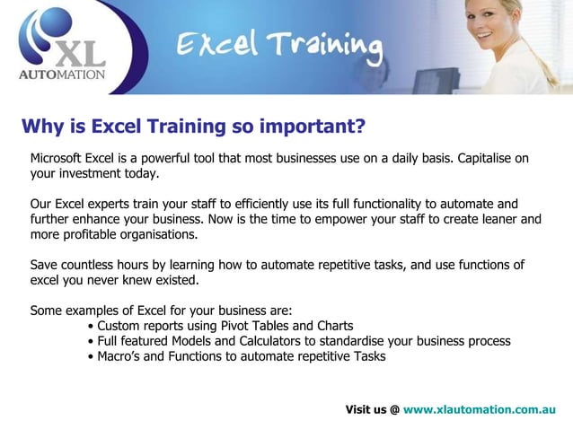 Excel Training Presentation | PPT