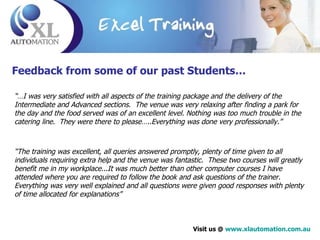 Excel Training Presentation | PPT