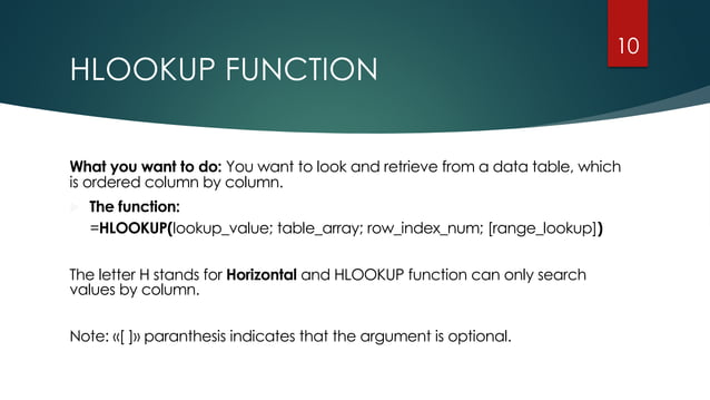 Excel Tutorials Vlookup And Hlookup Functions Pdf Databases