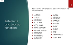 Excel Tutorials - VLOOKUP and HLOOKUP Functions | PDF | Databases | Computer Software and ...