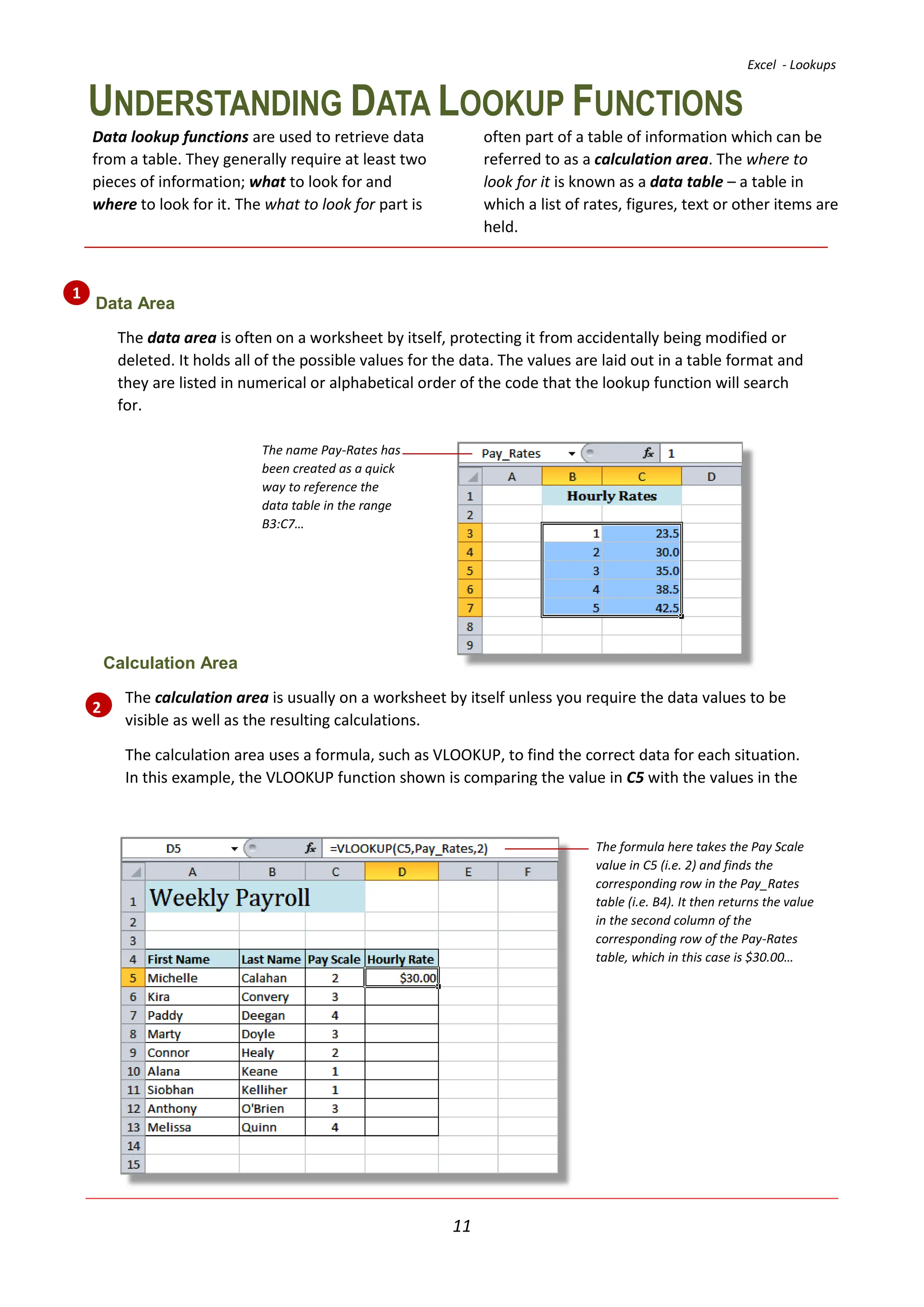 EXCEL-VLOOKUP-AND-HLOOKUP LECTURE NOTES ALL EXCEL VLOOKUP NOTES PDF | PDF