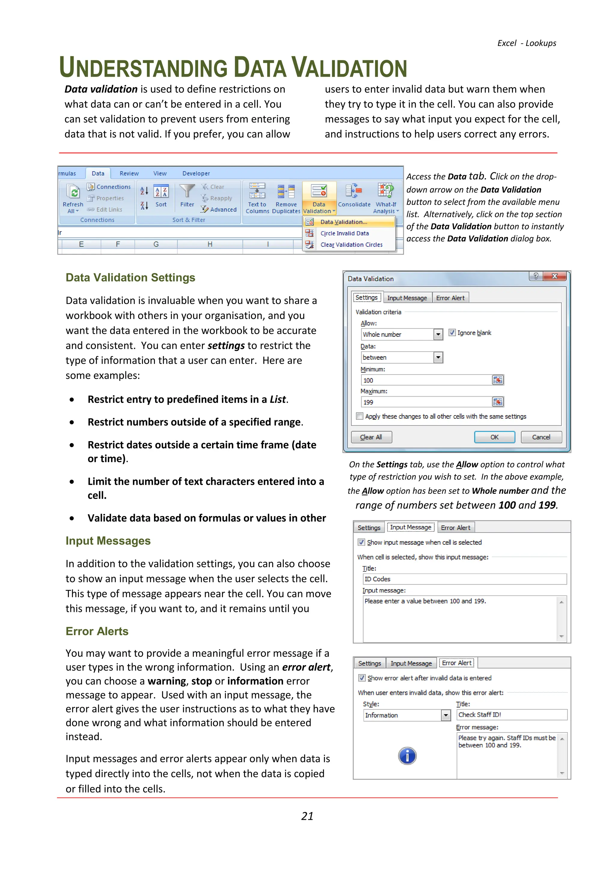 EXCEL-VLOOKUP-AND-HLOOKUP LECTURE NOTES ALL EXCEL VLOOKUP NOTES PDF | PDF