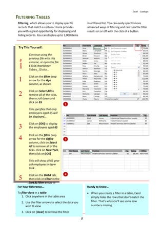 EXCEL-VLOOKUP-AND-HLOOKUP LECTURE NOTES ALL EXCEL VLOOKUP NOTES PDF | PDF