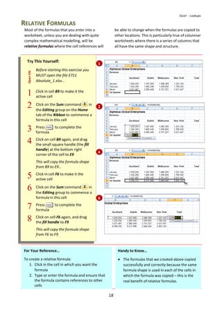EXCEL-VLOOKUP-AND-HLOOKUP LECTURE NOTES ALL EXCEL VLOOKUP NOTES PDF | PDF