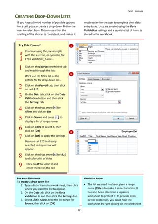 EXCEL-VLOOKUP-AND-HLOOKUP LECTURE NOTES ALL EXCEL VLOOKUP NOTES PDF | PDF