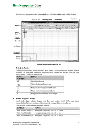 Excel 07 Dasar hingga data base | PDF