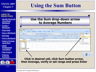 Excel07 l1 ch1 computer literacy | PPT