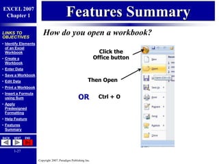 Excel07 l1 ch1 computer literacy | PPT