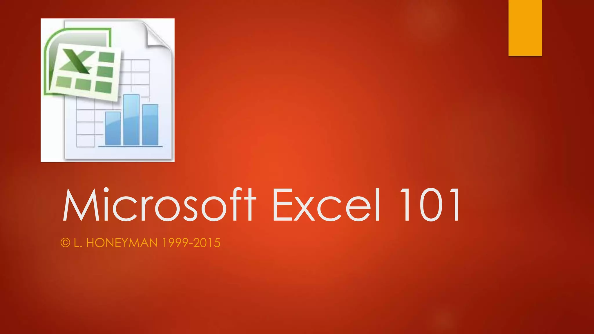 Microsoft Excel 101 | PPTX
