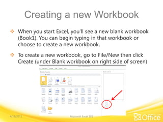MS Excel 2010 training module | PDF