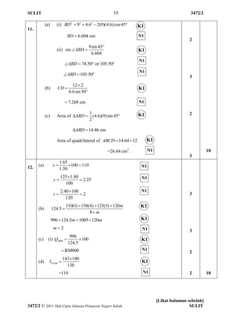 Excel 1 addmath_f4_p2_2011 | PDF