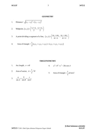 Excel 1 addmath_f4_p2_2011 | PDF