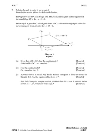 Excel 1 addmath_f4_p2_2011 | PDF