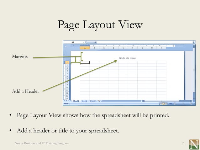 Excel Lesson 2: Data Entry | PPT