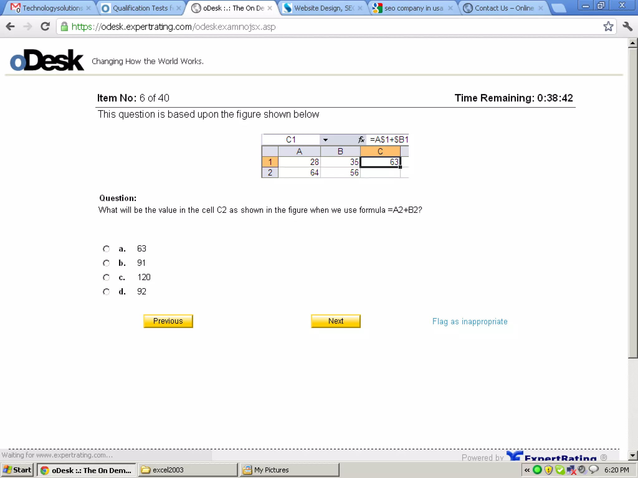 Excel 2003 test | PPTX