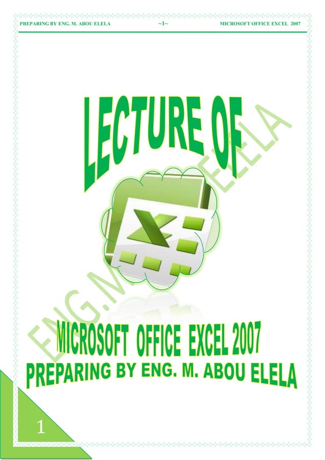 Excel 2007 | PDF