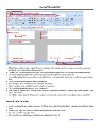 Excel 2007 bagian 1 | PDF