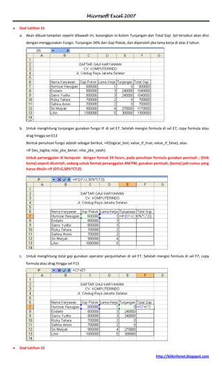 Excel 2007 bagian 2 | PDF