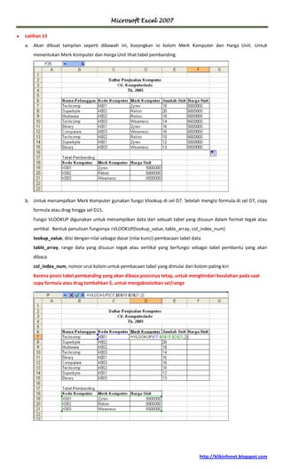 Excel 2007 bagian 2 | PDF