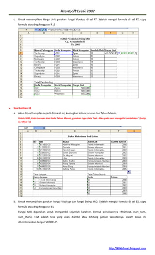 Excel 2007 bagian 2 | PDF
