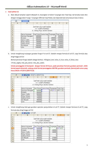 Excel 2007 bagian 3 | PDF