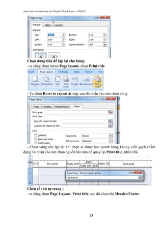 Excel 2007 basic | PDF