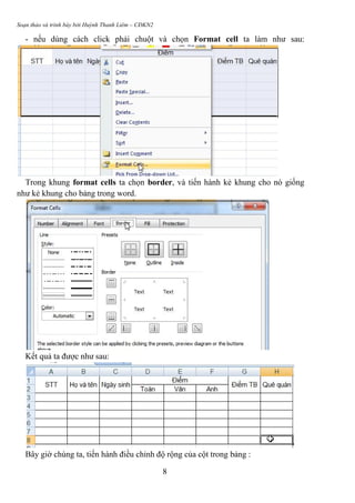 Excel 2007 basic | PDF