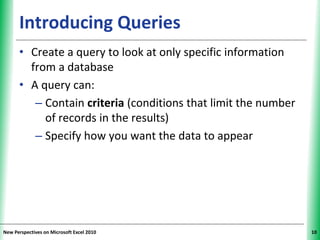 Excel 2010 data tab | PPT