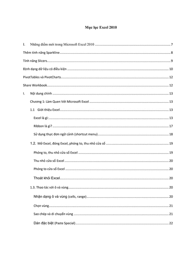 Excel 2010 Book Pdf