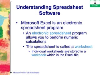 Excel 2010 Unit A PPT | PDF