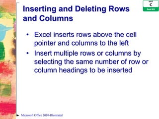 Excel 2010 Unit C PPT | PDF