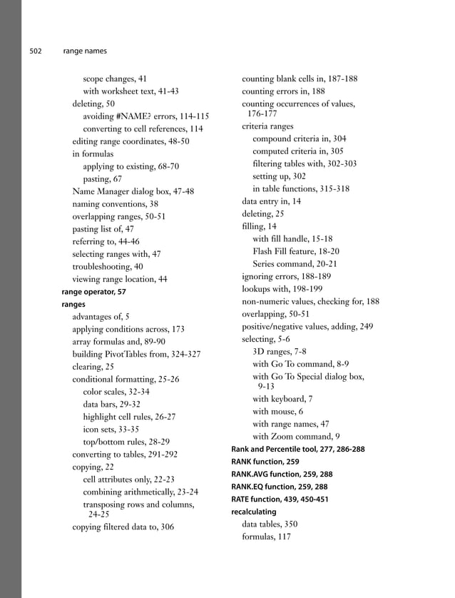 Excel 2013 guide book | PDF
